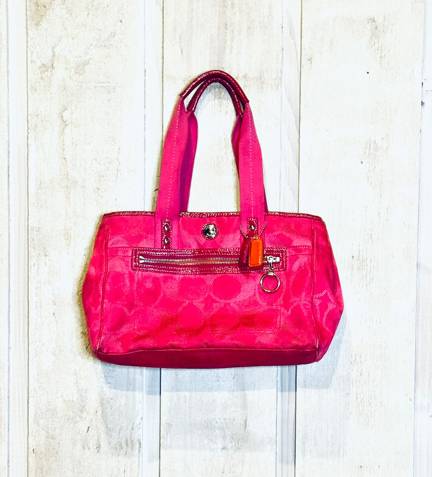 Authentic COACH Hot Pink Vintage Handbag MSRP $749 - Gem