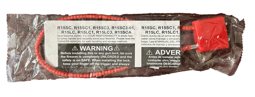 Regal Firearm Gun Safety Cable Lock R15SC3 (RED) Brand New 2 Keys | eBay