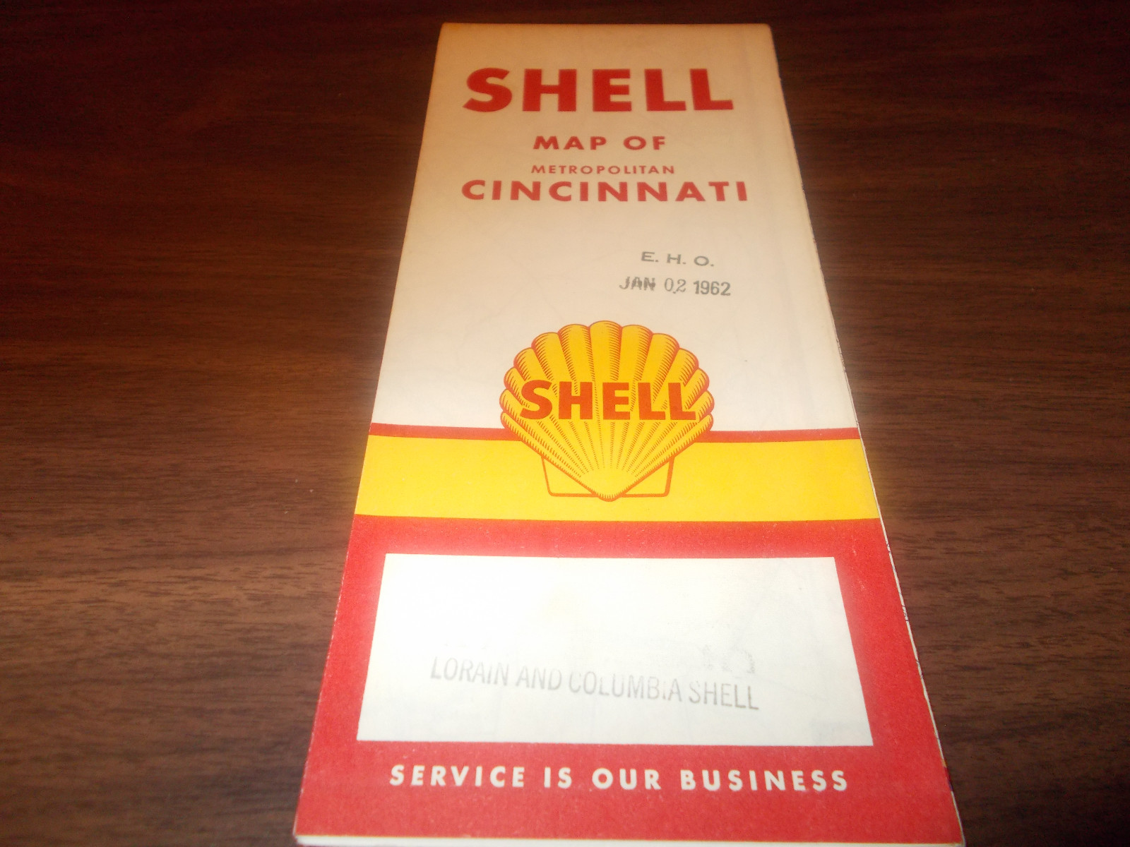 1959 Shell Cincinnati Vintage Road Map | eBay