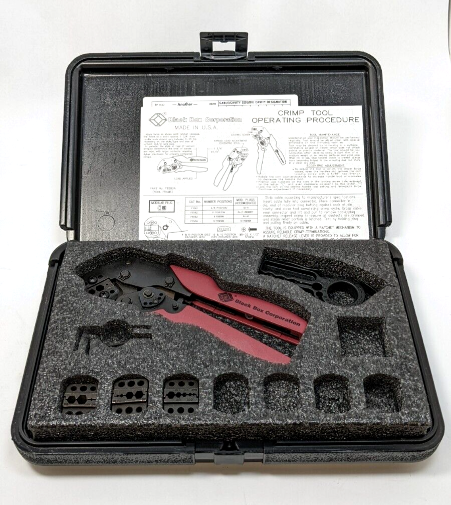 AMP 59239-4 PIDG Industrial Aircraft Hand Crimping Crimper Tool for ...