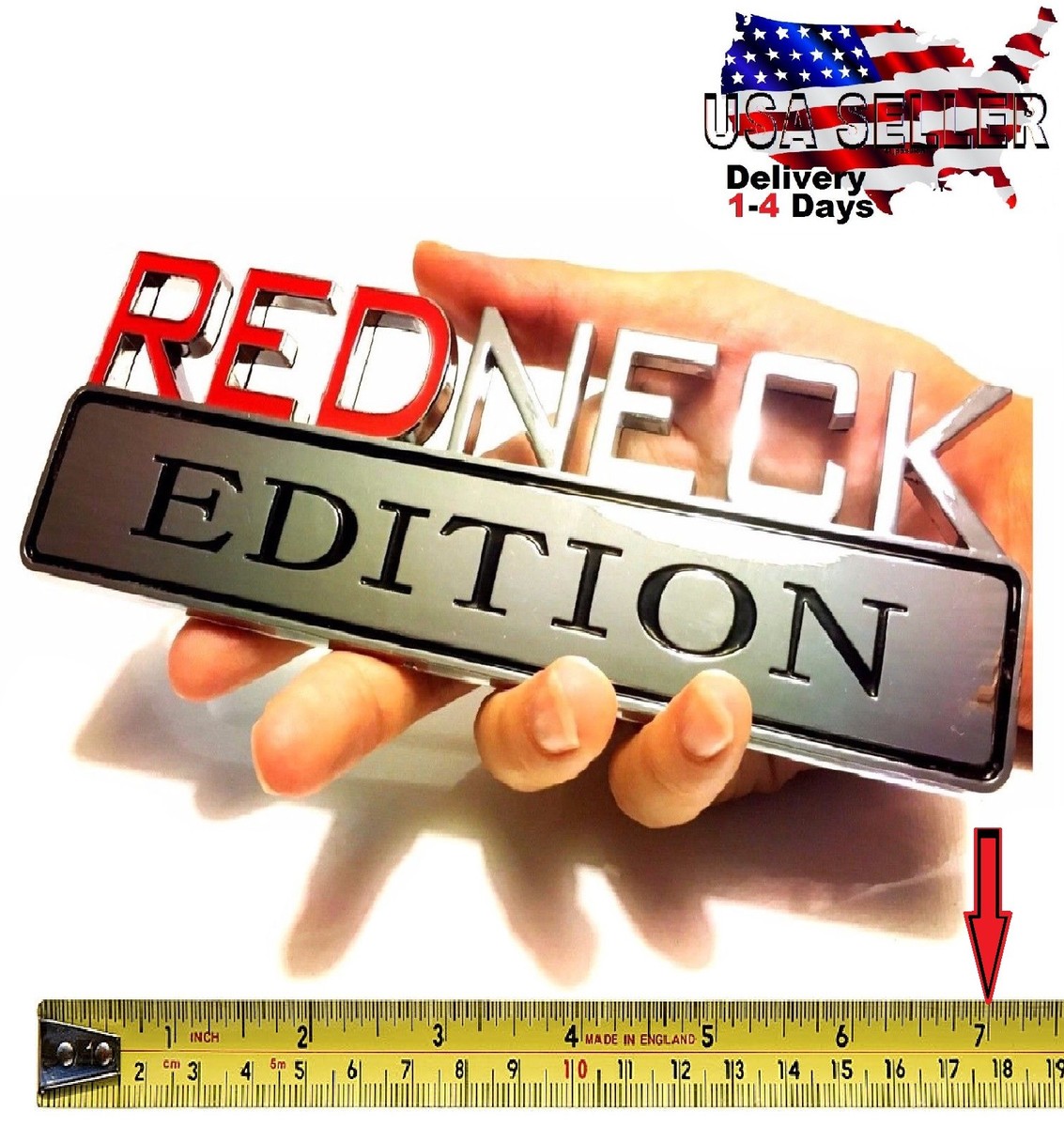 Redneck Edition Car Truck Chrysler Emblem Logo Decal Suv New 2024