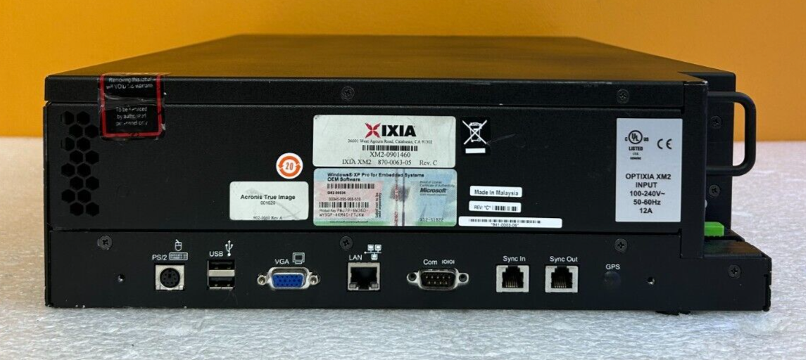 Ixia Optixia XM2 2-Slot, Intel Pentium 2.0 GHz CPU, Portable Chassis ...