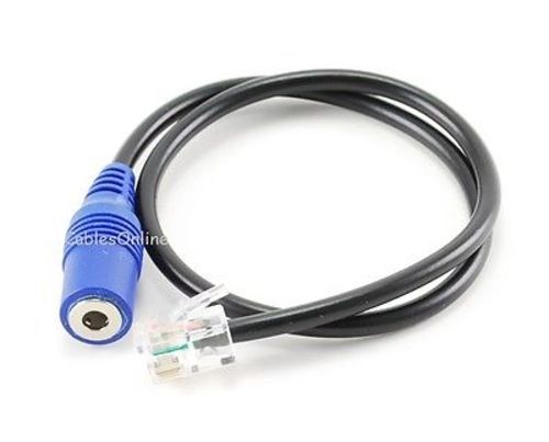 1ft 3.5mm Smartphone Headset Jack to RJ9/RJ10 Headset Office Phone ...