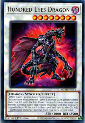Yu-Gi-Oh Hundred Eyes Dragon MZMI-EN051 Maze of Millennia Yugioh Free ...