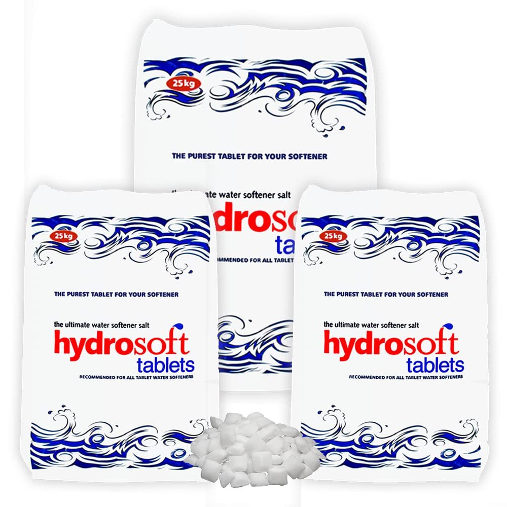 25kg Hydrosoft Water Softener Salt Tablets | High Purity 99.9% FCC Food ...
