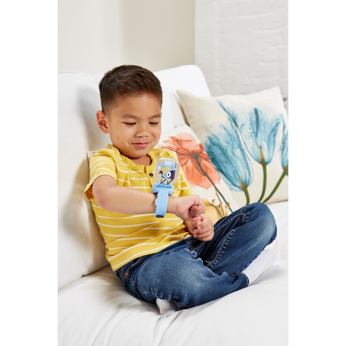 Bluey Blue Wackadoo Kids Learning Game Time Alarm Amulet Watch Cuckoo ...