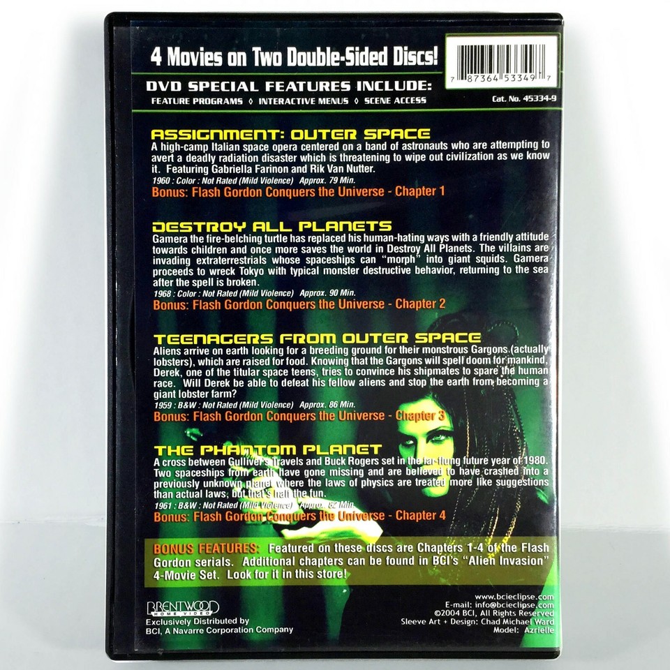 Destroy All Planets / Teens From Outer Space / Phantom Planet (2-Disc ...