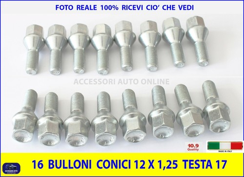 16 Bolzen Räder für Auto Opel Rad Bolzen 12X1, 25 Kopf 17 | eBay.de