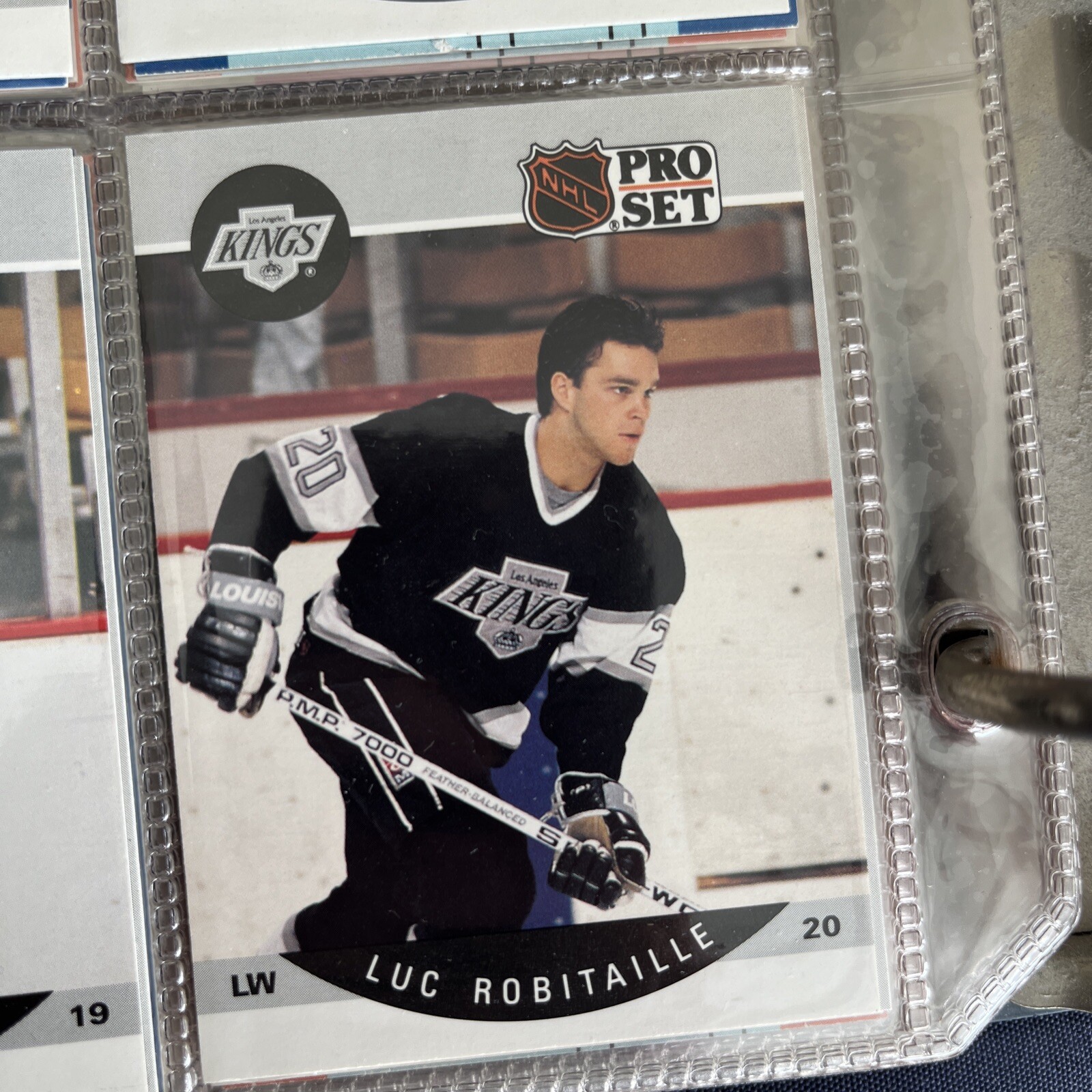1990-91 Pro Set Hockey Card Luc Robitaille Los Angeles Kings #126 | eBay