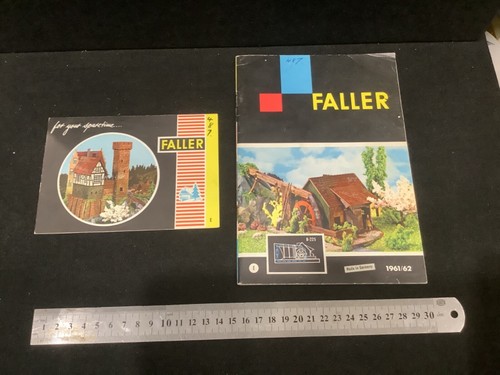 FALLER MODELS CATALOGUES X 2 NICE EARLY GROUP - GREAT PICTURES | eBay