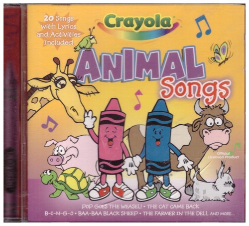 Crayola Animal Songs by Various Artists (CD, Jul-2003, Madacy Kids) for ...