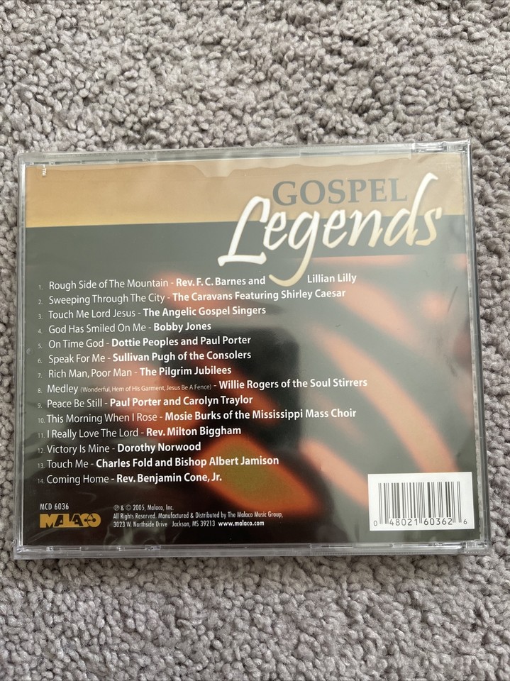 Gospel Legends CD Collection 2005 48021603626| eBay