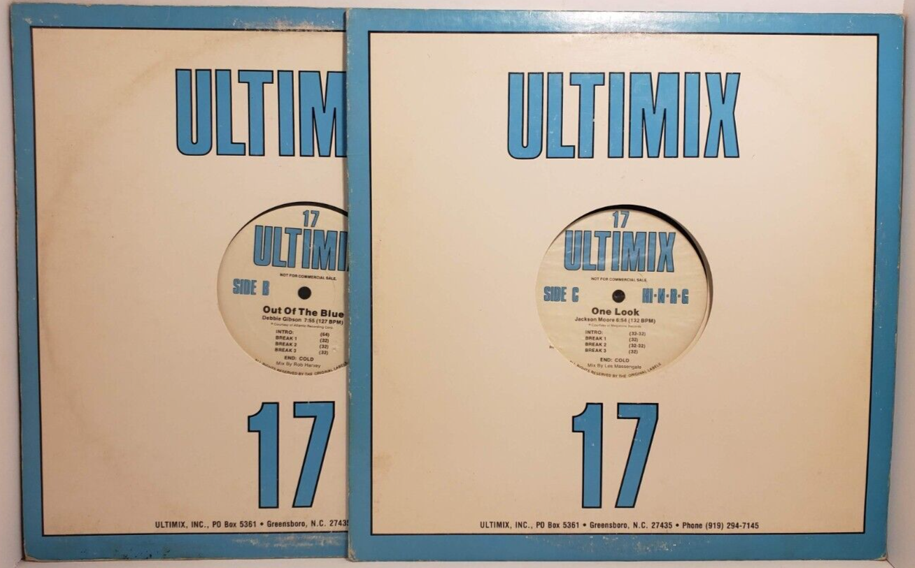 ULTIMIX 17 Sides A-D 12”Vinyl Maxi-Singles Lot of 2 Records 90's DJ Mixes | eBay