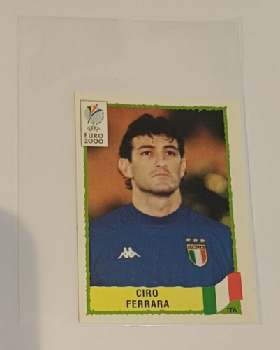 Image Sticker Vignette Cromo n°173 Ciro FERRARA Italia PANINI UEFA EURO ...