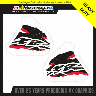HONDA XR 600 MOTOCROSS MX PERFORATED TANK GRAPHICS DECALS | eBay