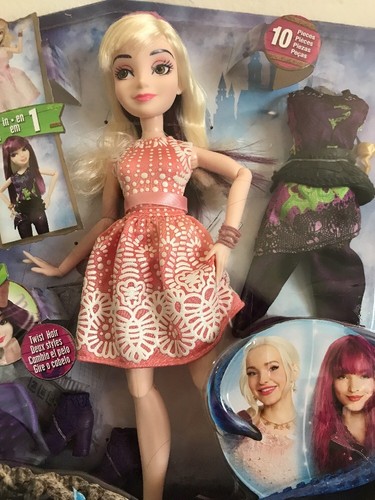 New Disney Descendants 2~ Isle Style Switch Mal~2 in 1 doll | eBay