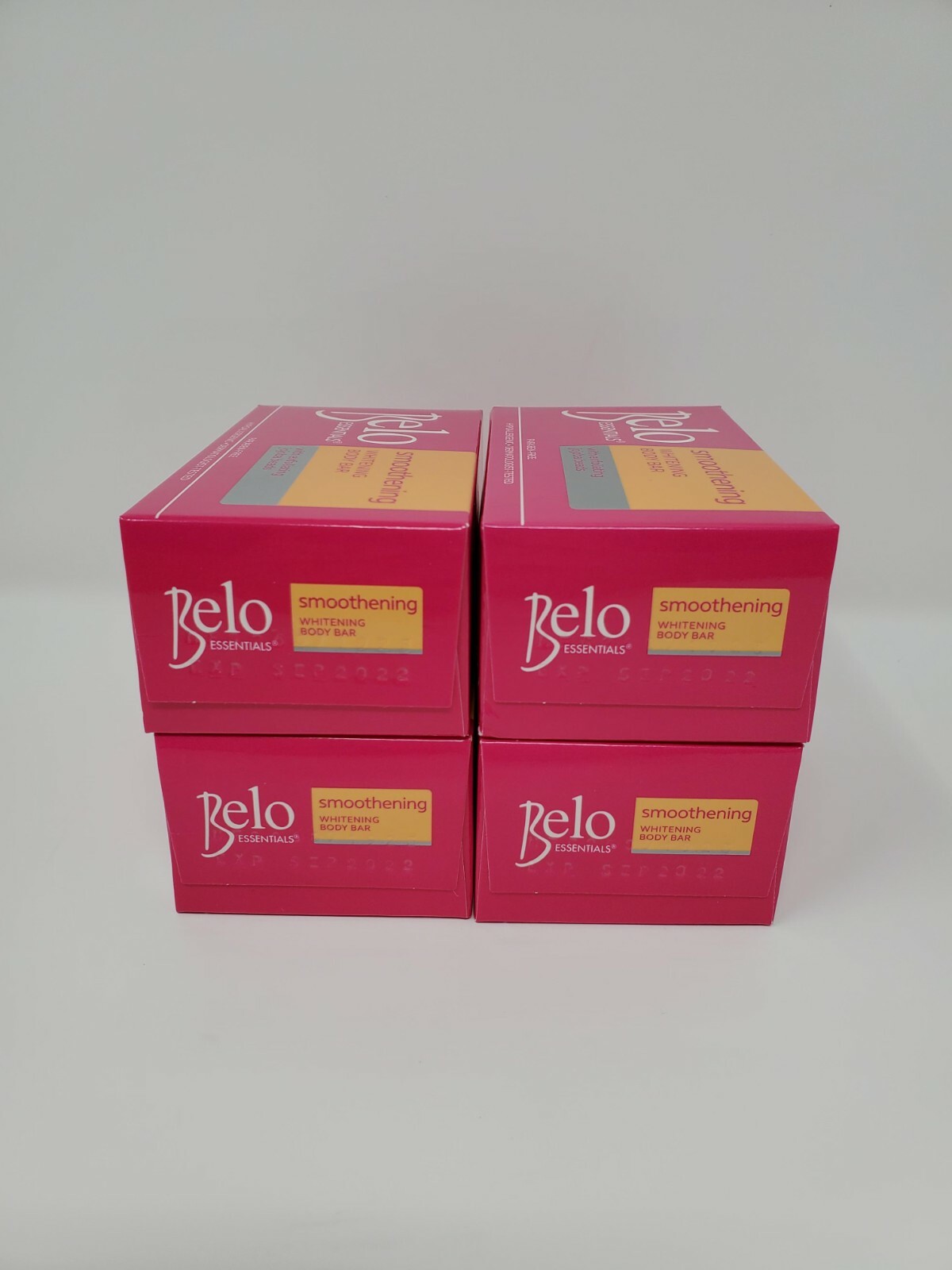 Belo Essentials Smoothening Whitening Body Soap 135g (Lot of 4) | eBay