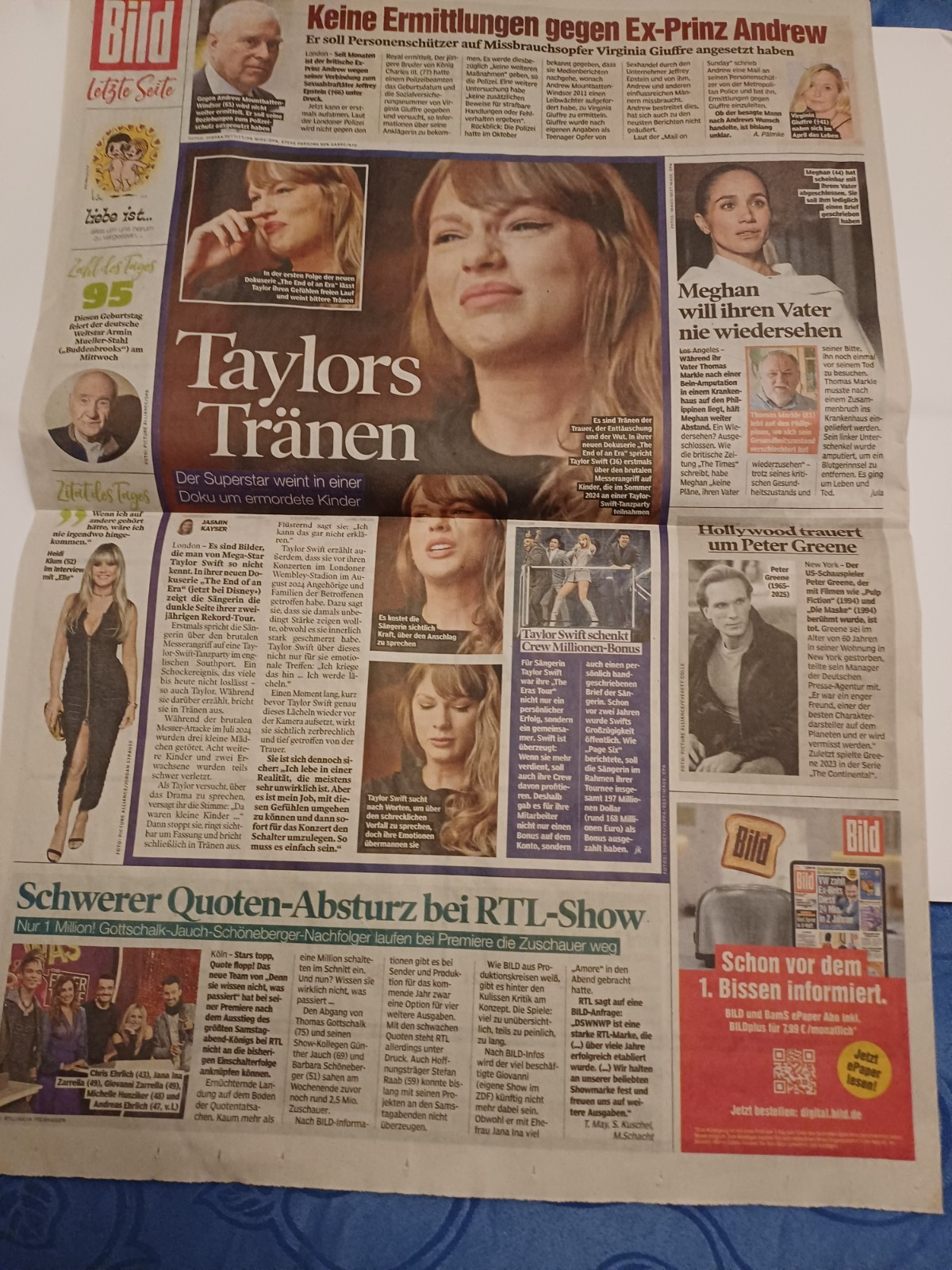 Taylor Swift *** Bericht/Presse *~*~*~*~*~* 2025 | eBay.de