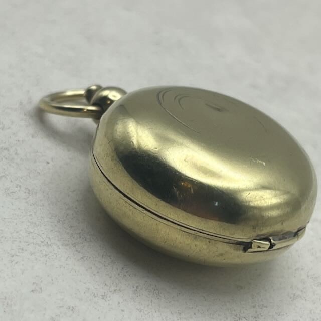 Antique Victorian / Edwardian Gold Gilt Sovereign Coin Case Holder ...