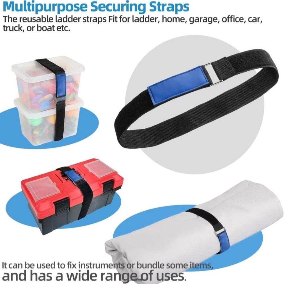 Ladder Rack Tie down Straps Reusable Ladder Straps, Adjustable ...