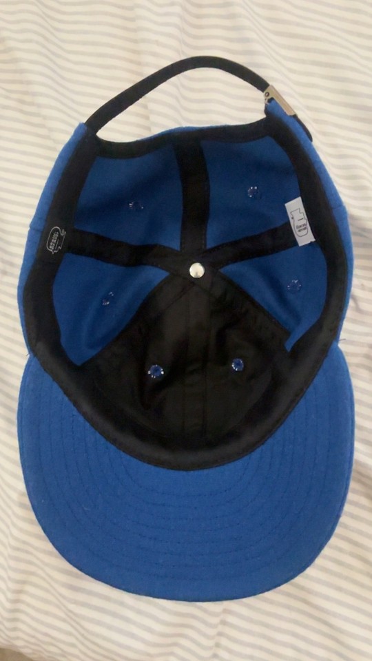 Brain Dead Wool Flannel LA Logo Hat Blue | eBay