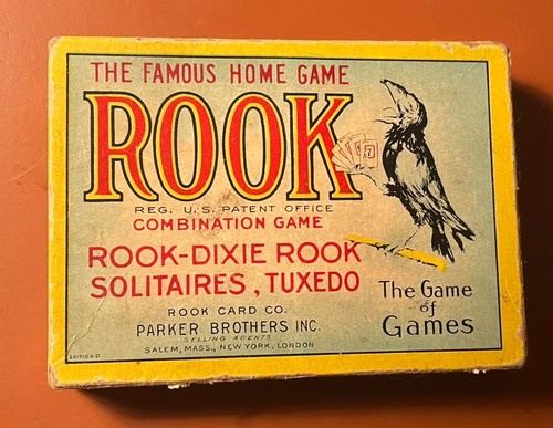 Vtg Rook Playing Cards Game & Rules Book Rook Card Co 1913 Parker ...