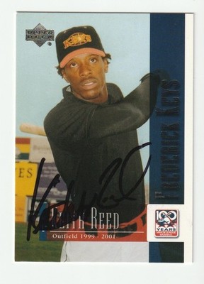 Keith Reed Signed 2001 Upper Deck Minors Centennial Card #29 Auto ...