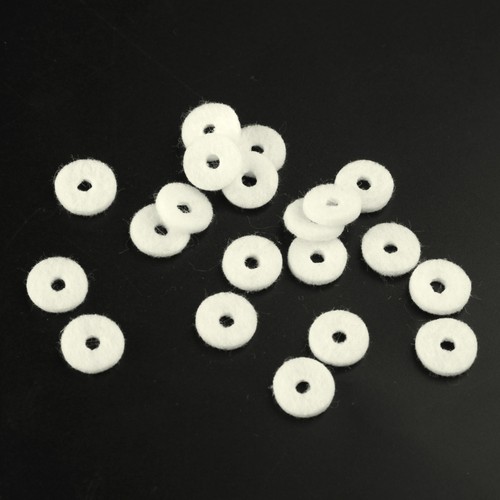20Pcs Trumpet Valves Felt Washer Cushion Pad Musical Instrument Part ...