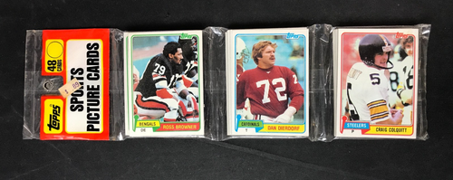 1981 Topps Football unopened Rack Pack MINT! NOT Searched Possible ...