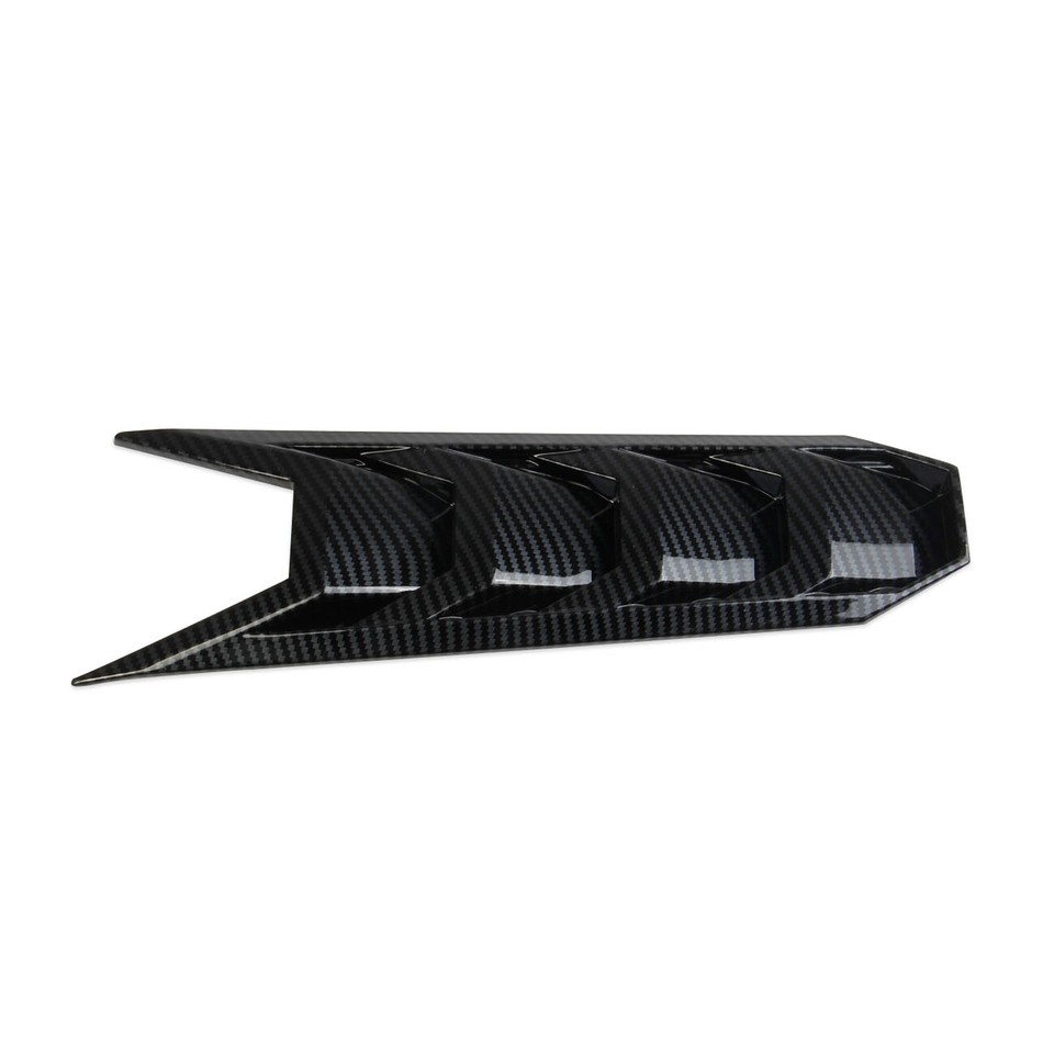 Carbon fiber style engine hood panel trim cover for Chevrolet Corvette ...