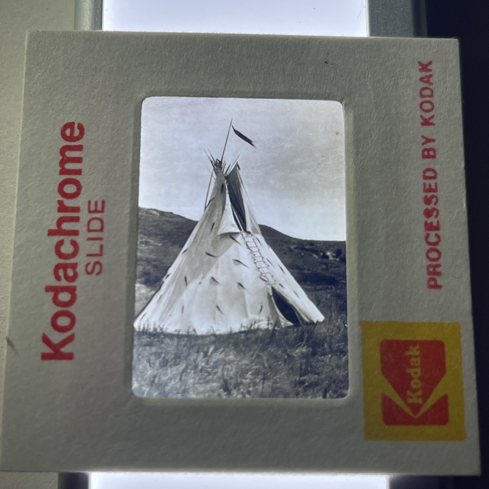 913 Edward Curtis “Slow Bull’s Tipi” Ogalala Native American Photo 35mm ...