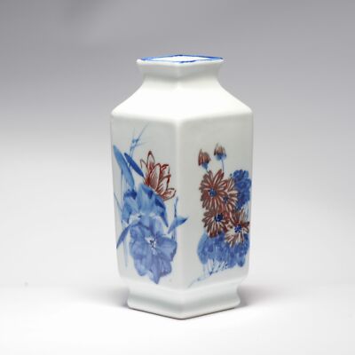Vintage 20C Chinese porcelain PROC Liling Vase China Underglaze | eBay