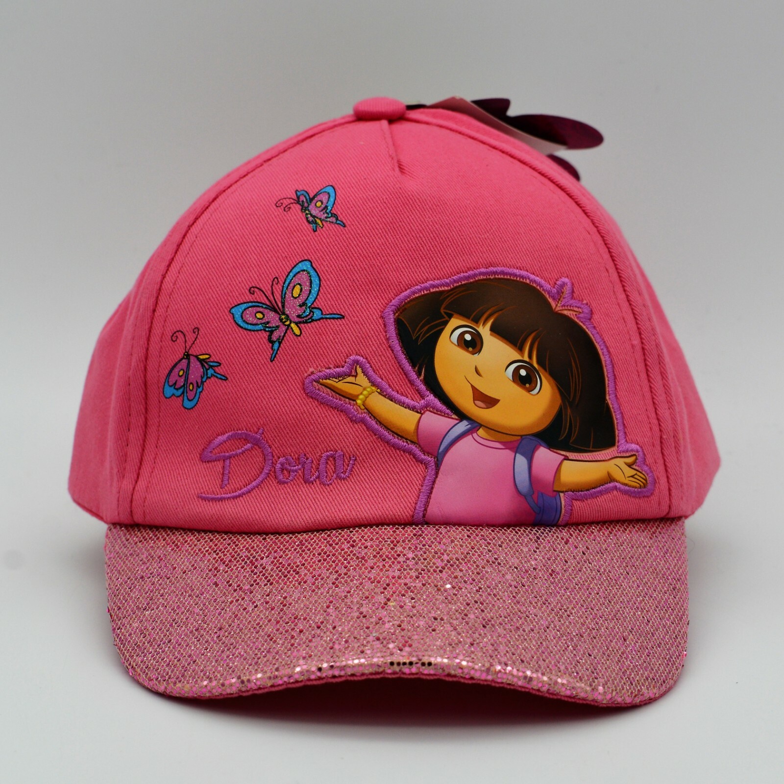 Nickelodeon Dora the Explorer Adjustable Toddler Hat Cap Pink Bling ...