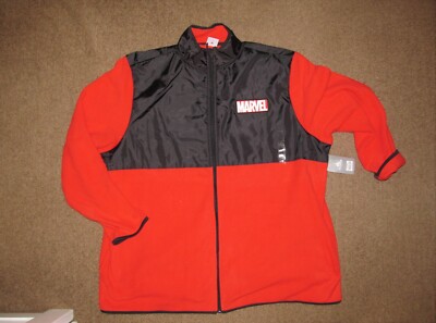 NWT Disney Marvel Fleece Jacket 2XL Lightweight Zipper Front, Pockets ...