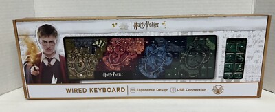 New Harry Potter Wired Computer Keyboard Halloween Home Office | eBay