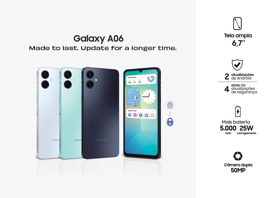 BRAND NEW (SEALED BOX) Samsung Galaxy A06 -64GB-4GB RAM Black, White ...