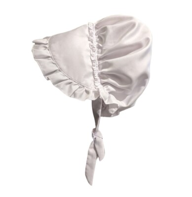 Making Believe Girls Basic Calico Pioneer Bonnet (White) Size small ...