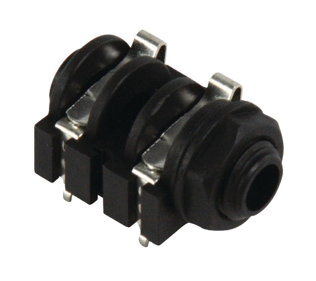 CONNETTORE PRESA JACK 6.35 MONO DA PANNELLO PCB femmina F 6,3 mm audio ...