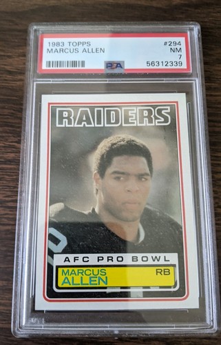 1983 Topps Marcus Allen #294 RC HOF PSA 7 | eBay
