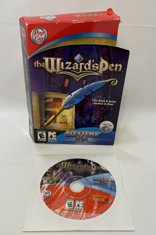 The Wizards Pen PC CD-Rom Software 2008 PopCap Games 899274001697 | eBay