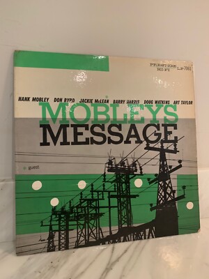 Hank Mobley Mobley's Message Prestige MONO 7061 W50th RVG deep groove ...
