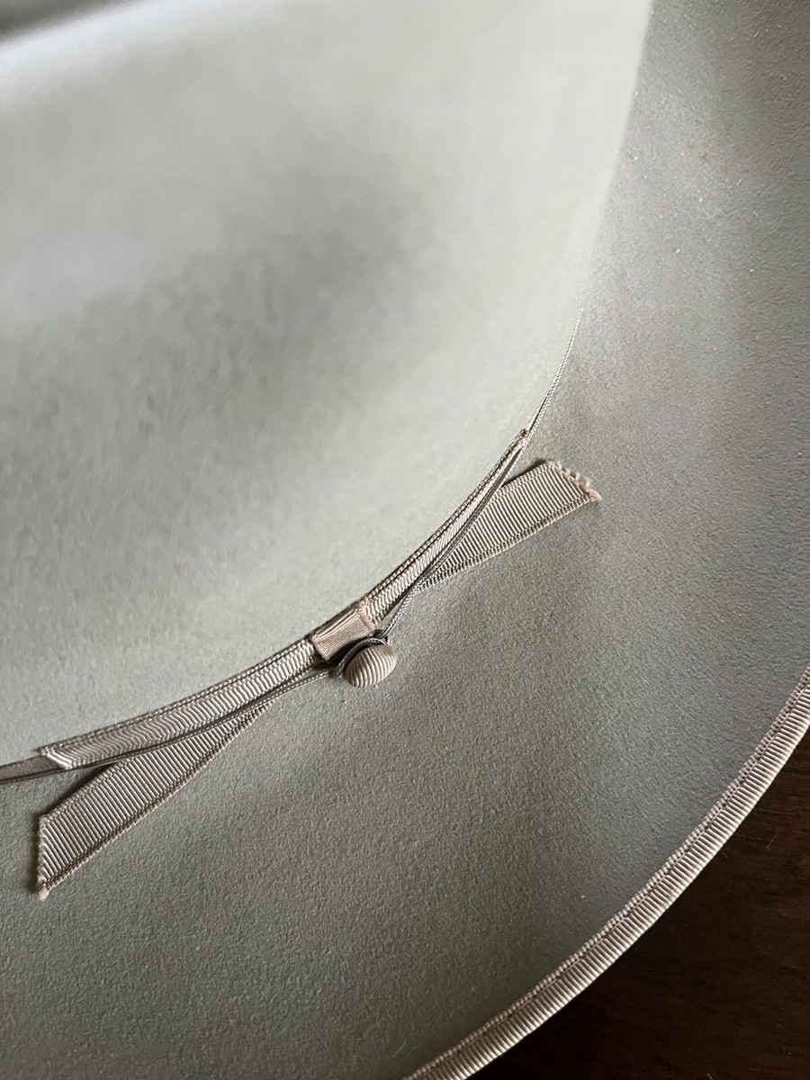 RESISTOL Open road Silver Belly hat 6X cowboy 50s Sz 6 7/8 RESISTOL Open road Silver Belly hat 6X cowboy 50s Sz 6 7/8