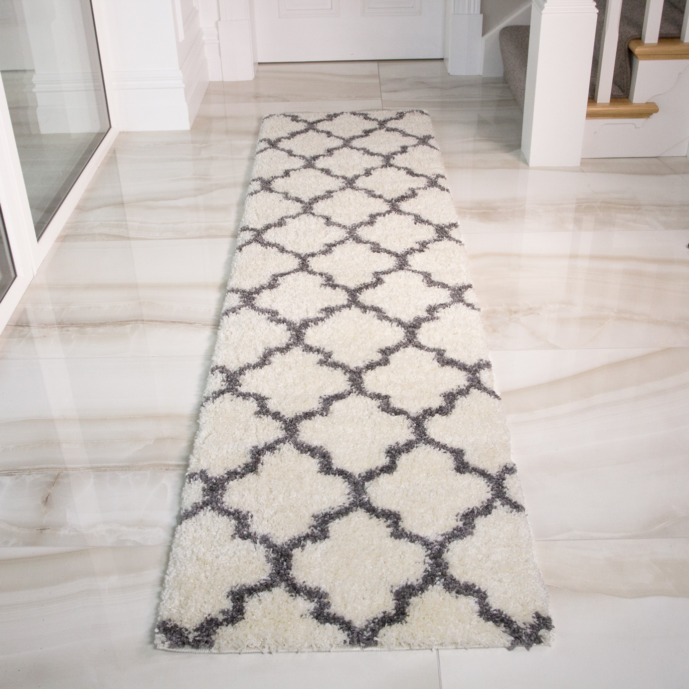 Grey Runner Rugs Hallway Kitchen Long Carpet Runner Mats Best Selling ...