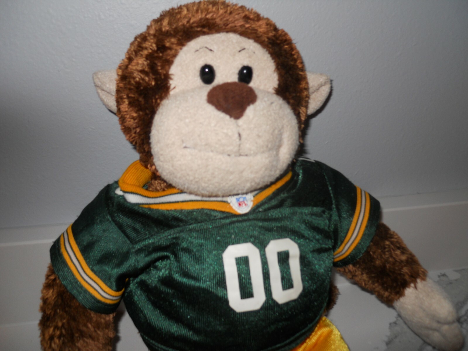 GREEN BAY PACKERS Build a Bear NFL Football Toy Stuffed Animal Jersey ...