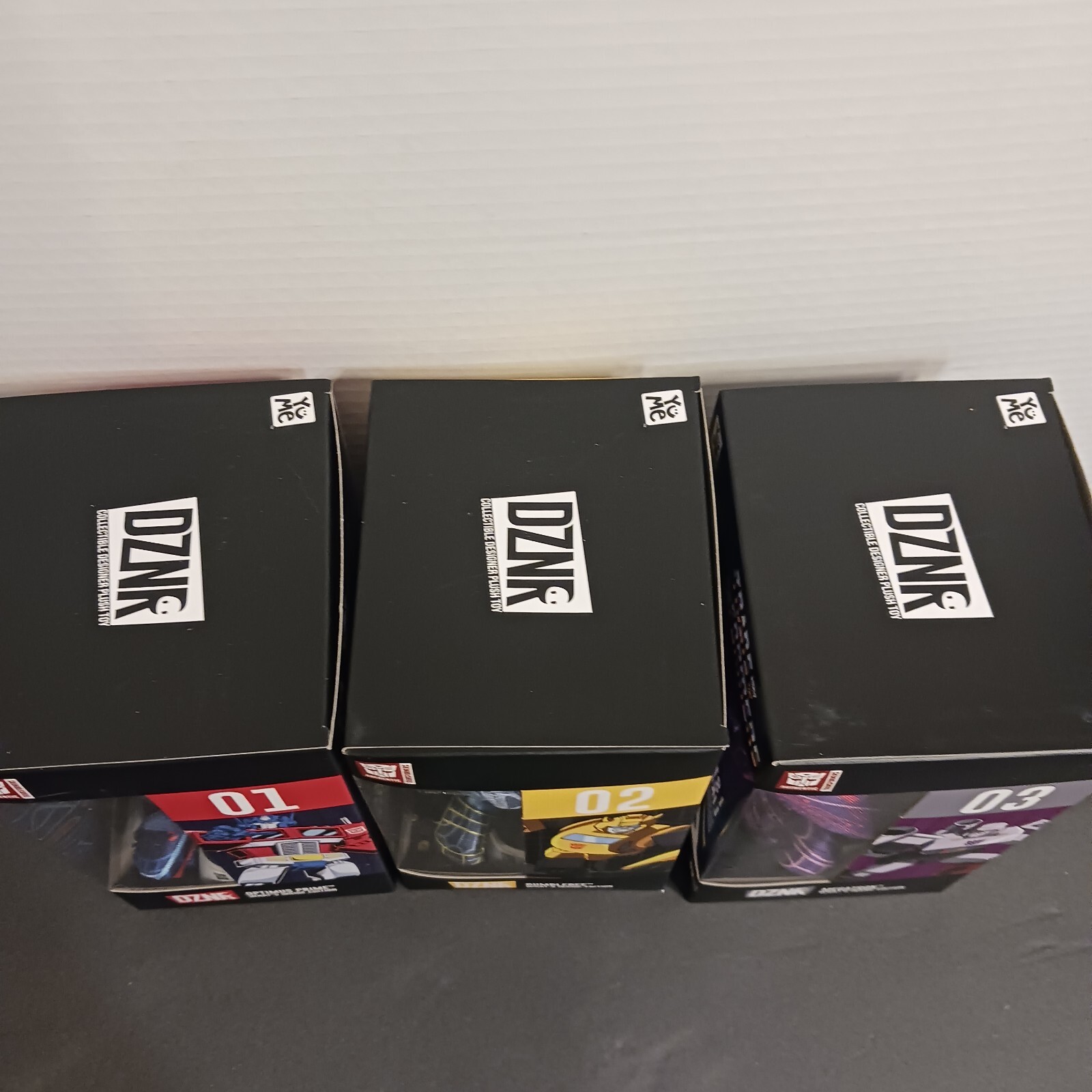 Transformers DZNR Set Optimus Prime, Bumblebee,Megatron Plush What’s ...