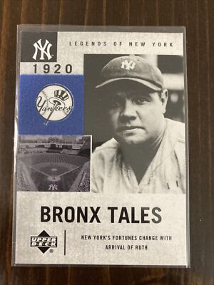 2001 Upper Deck Babe Ruth Legends Of New York #125 Yankees | eBay