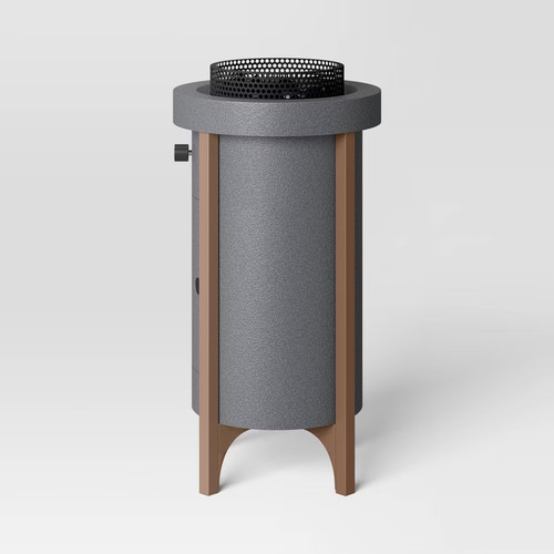 1lb Column Propane Fire Pit Gray - Threshold | eBay