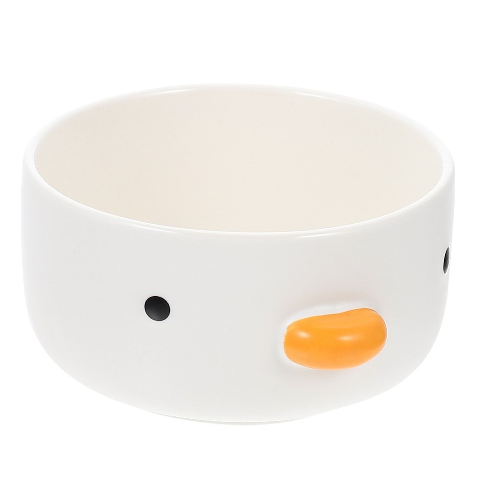 Household Food Bowl Cartoon Chick Design Bowl Multi-function Ceramic ...
