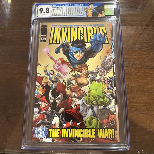 Invincible #60 CGC 9.8 Invincible War Kirkman Ottley Image 2009 Custom ...