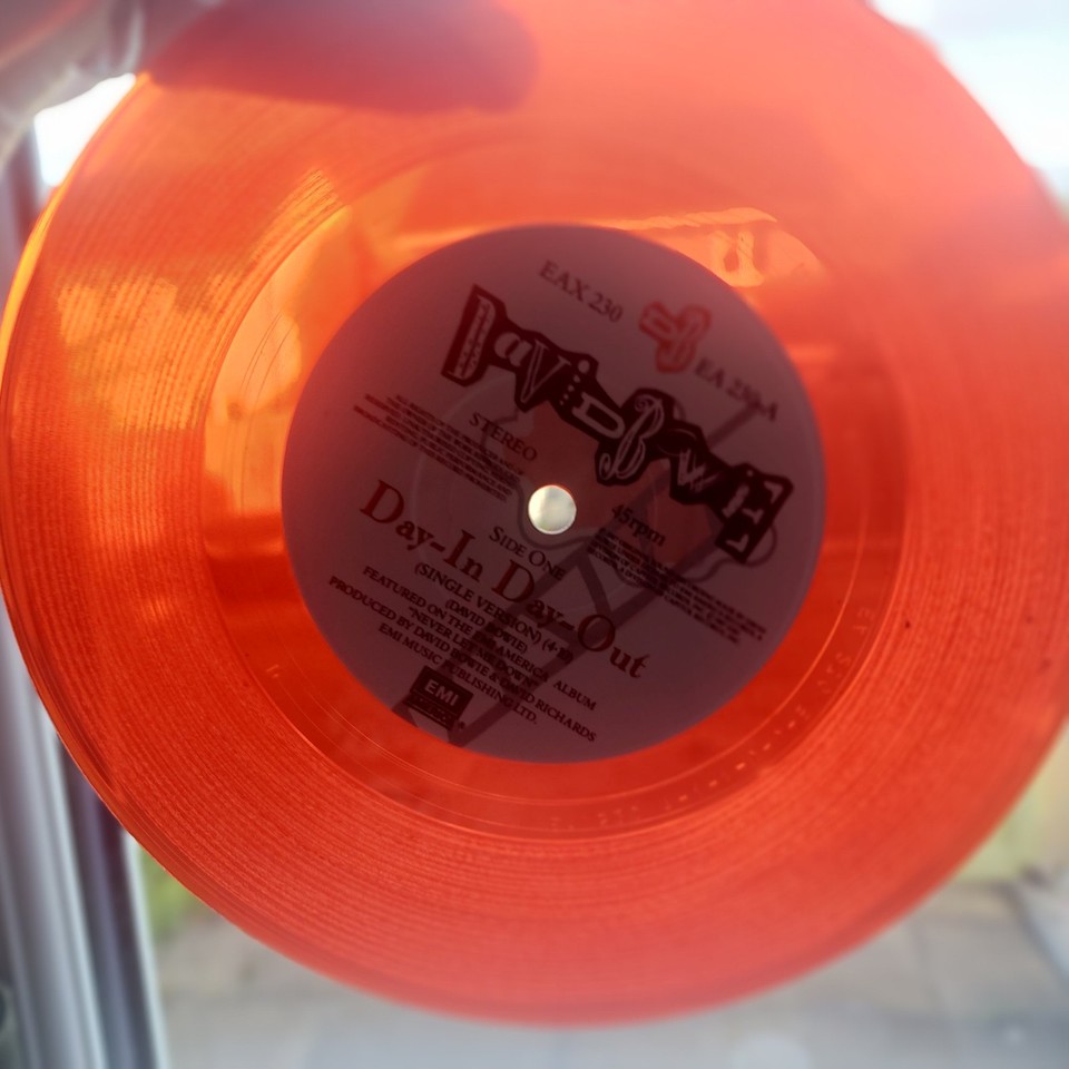 David Bowie Day-In Day-Out Limited Edition Red Vinyl 7" Record Special ...